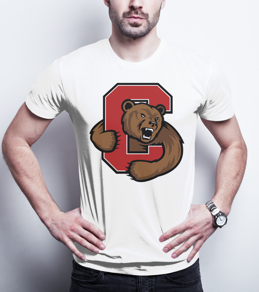Cornell Big Red Bear Logo C T-Shirt