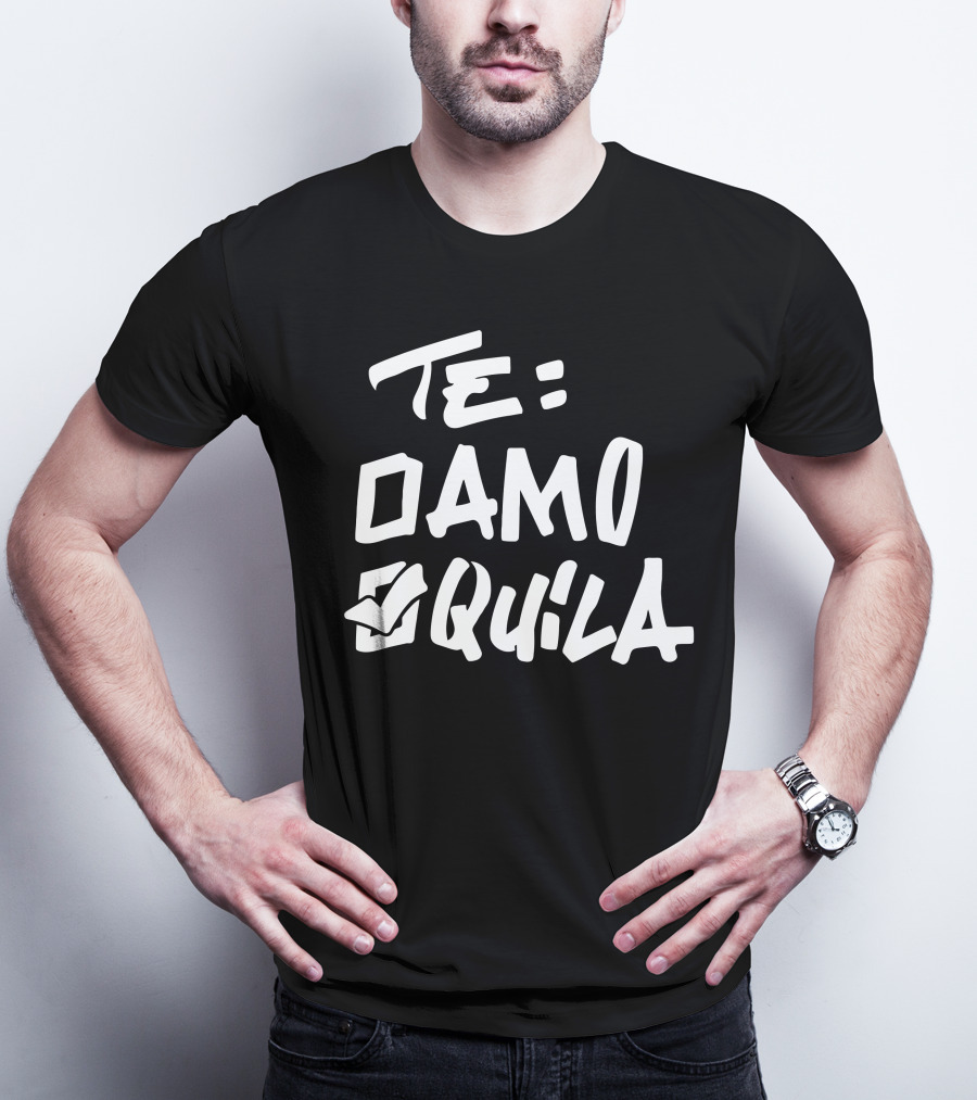 Te Amo Tequila Checked Box T-Shirt