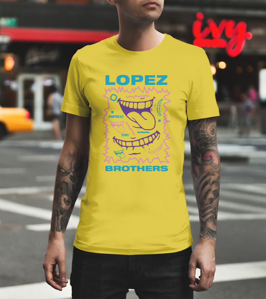 Lopez Brothers Ondreaz Tony Vibrant Mouth T-Shirt