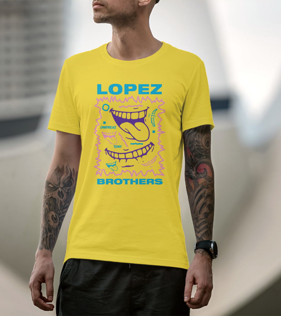 Lopez Brothers Ondreaz Tony Vibrant Mouth T-Shirt