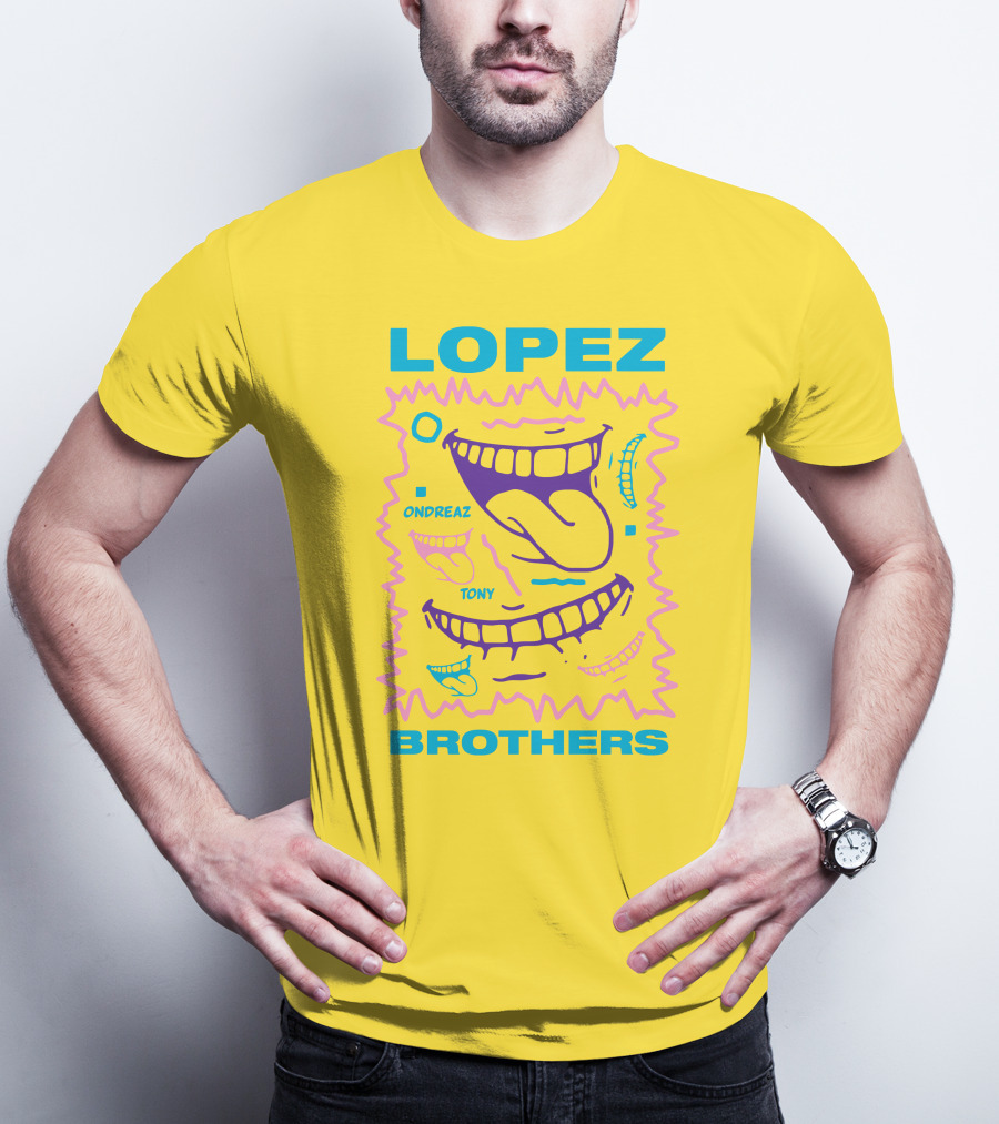 Lopez Brothers Ondreaz Tony Vibrant Mouth T-Shirt