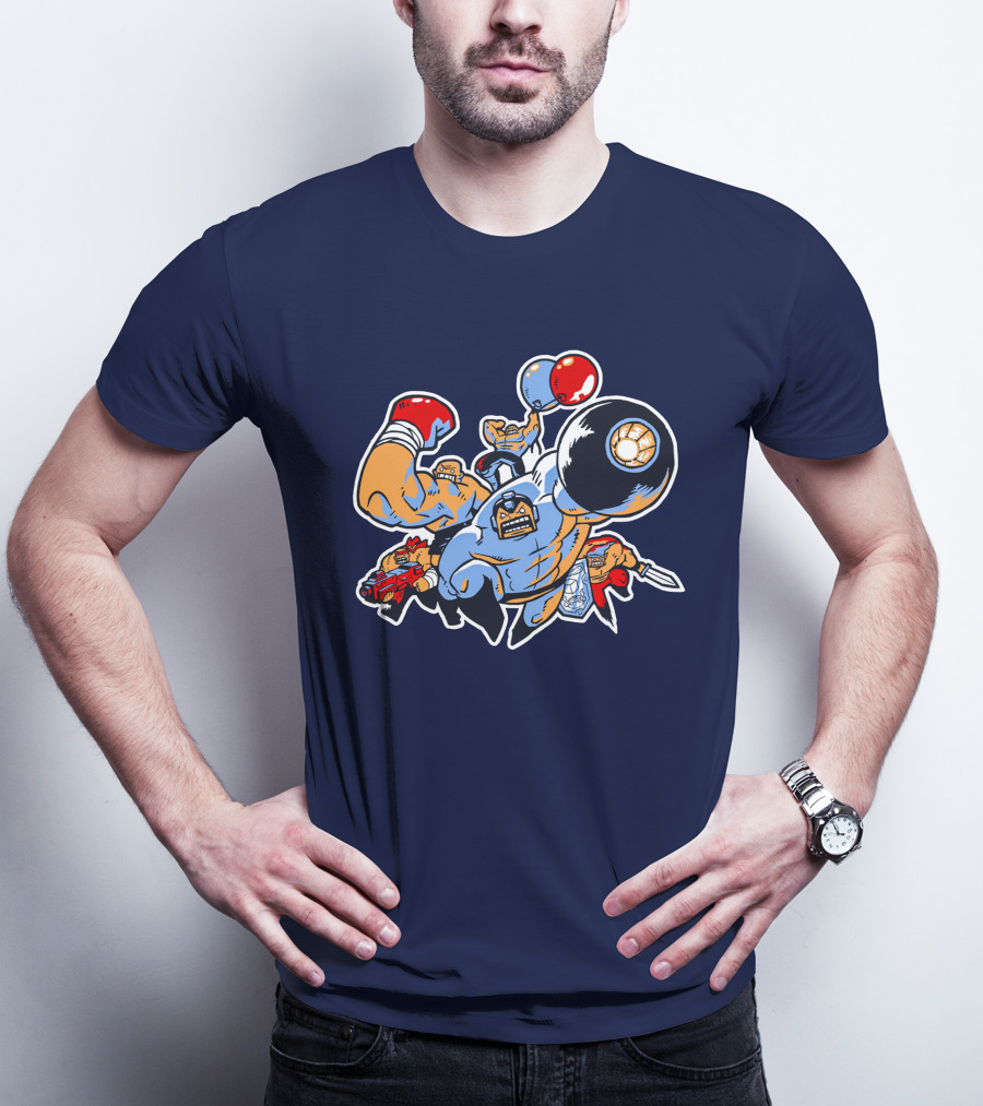 Abobo's Big Adventure Retro Pixel Brawler Compilation T-Shirt