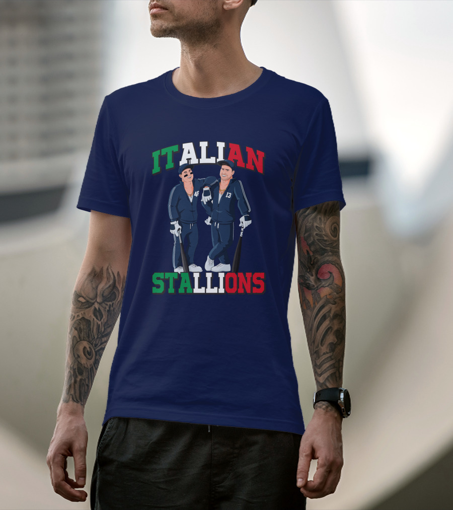 Italian Stallions 45 13 Short Porch T-Shirt