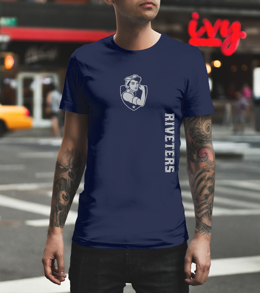 Steel Stretch Riveters Rivetershockeyshop Rosie The Riveter T-Shirt