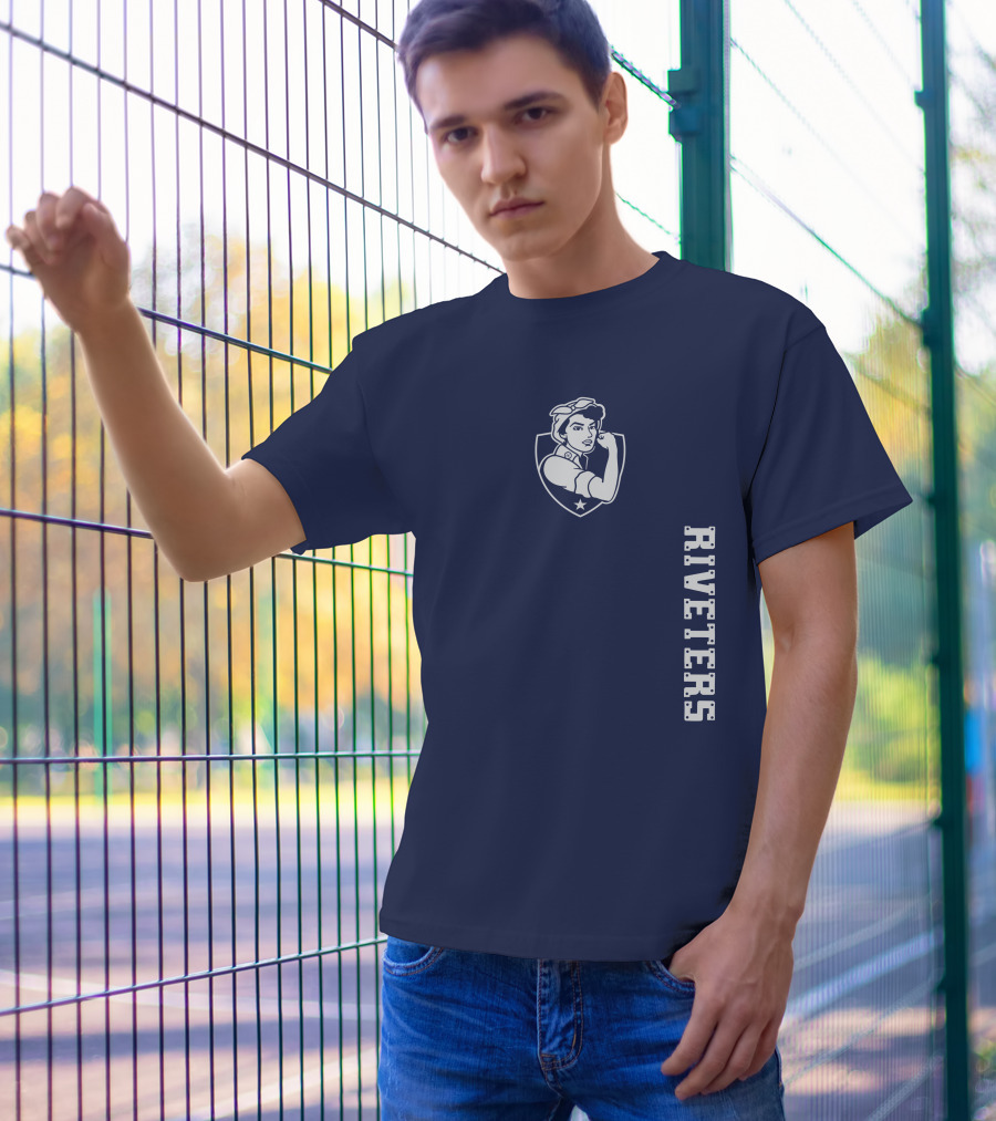 Steel Stretch Riveters Rivetershockeyshop Rosie The Riveter T-Shirt
