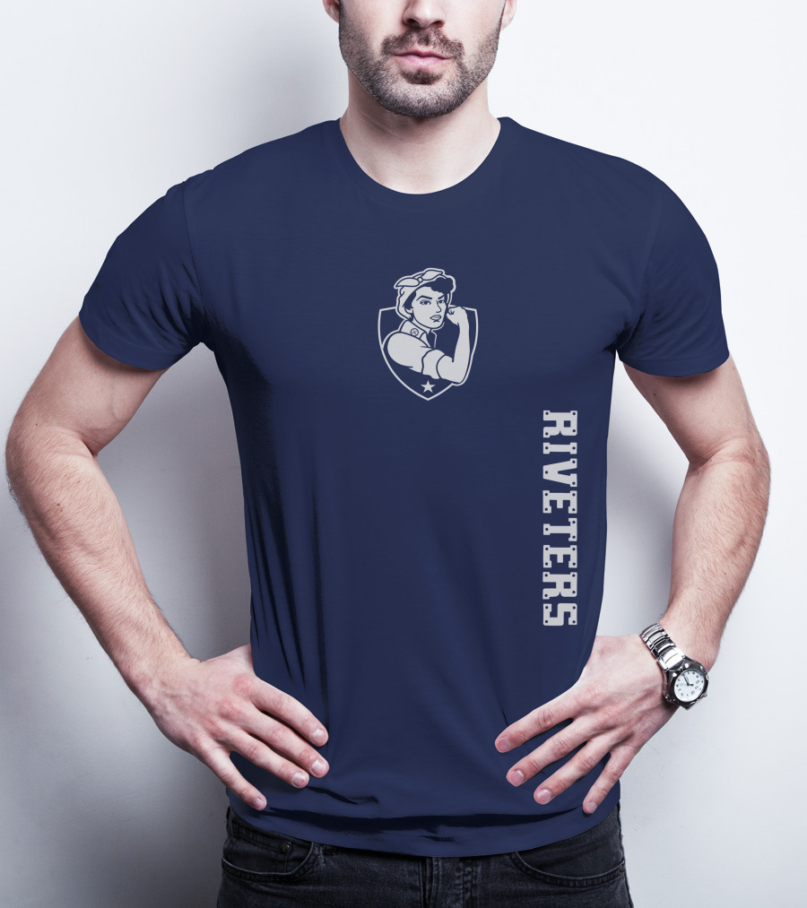 Steel Stretch Riveters Rivetershockeyshop Rosie The Riveter T-Shirt