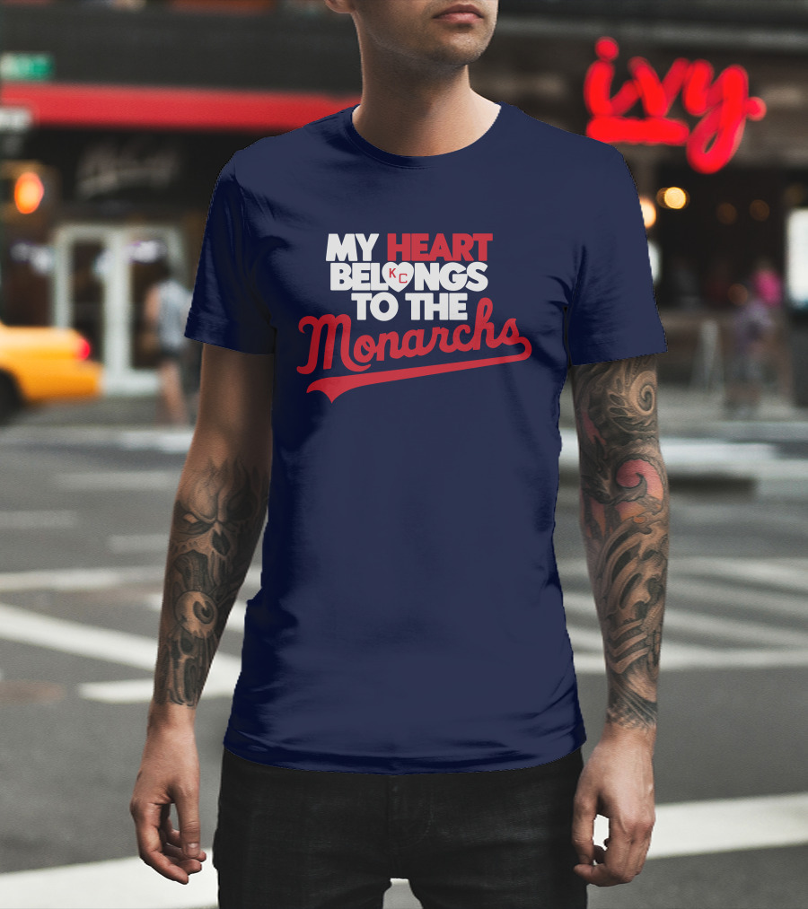 My Heart Belongs To The KC Monarchs T-Shirt