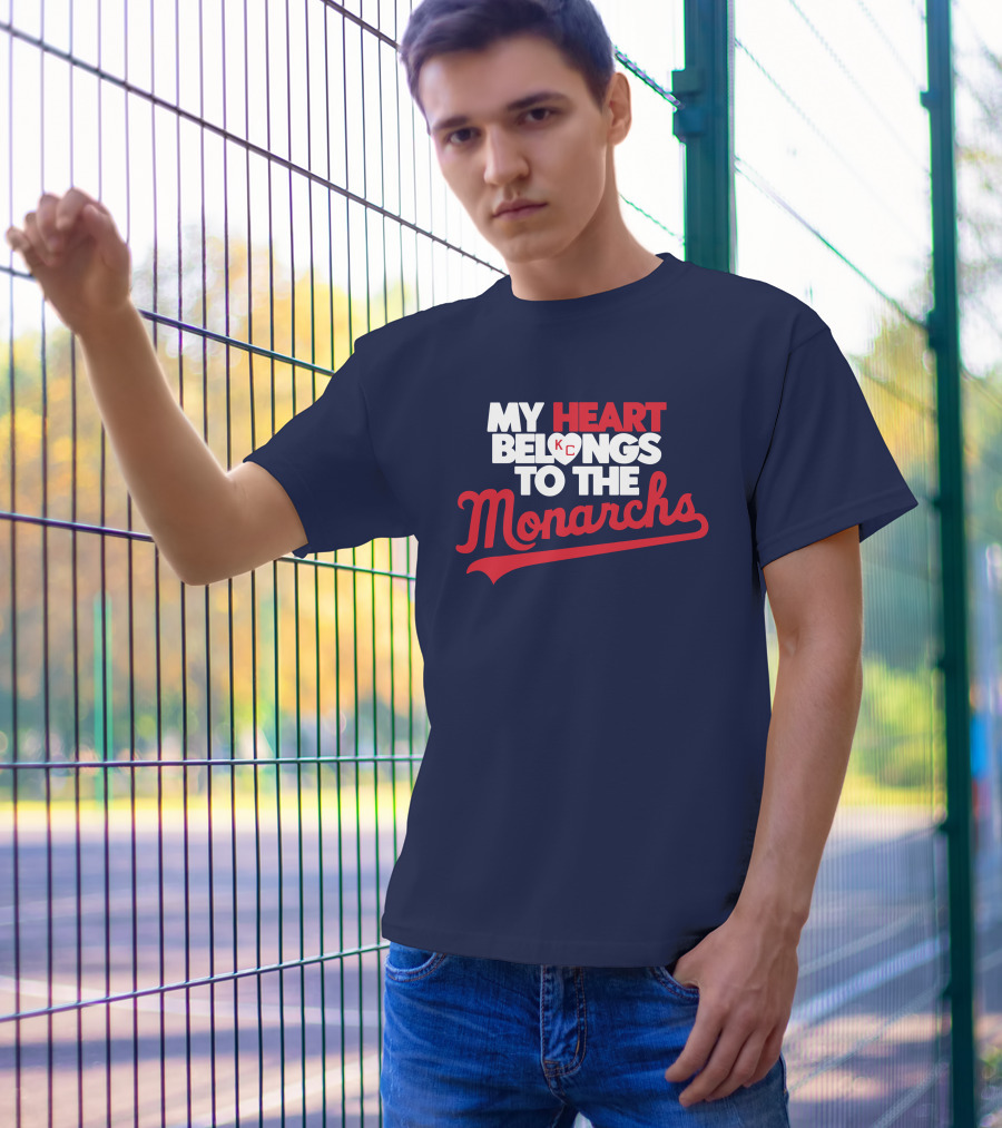 My Heart Belongs To The KC Monarchs T-Shirt