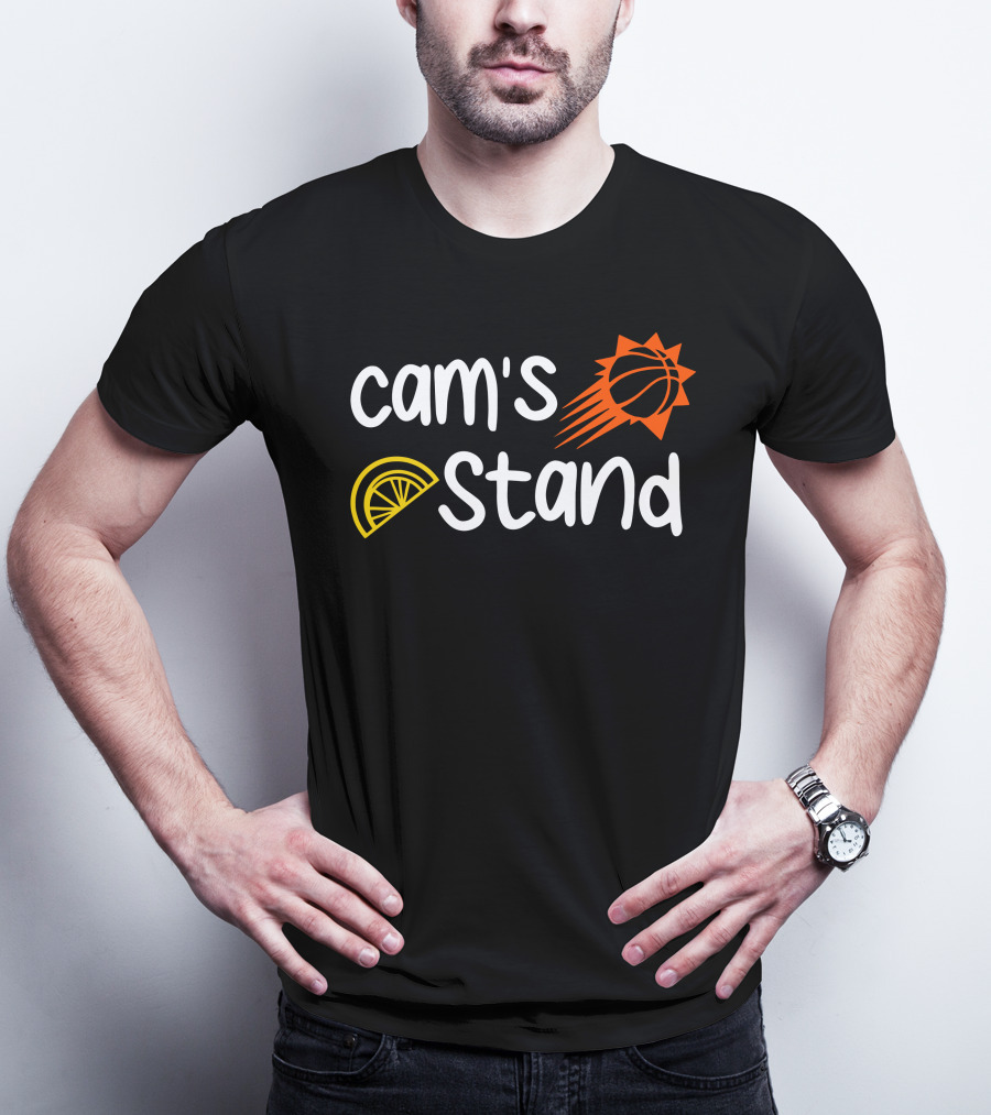 Cam's Stand Lemonade Basketball Team T-Shirt
