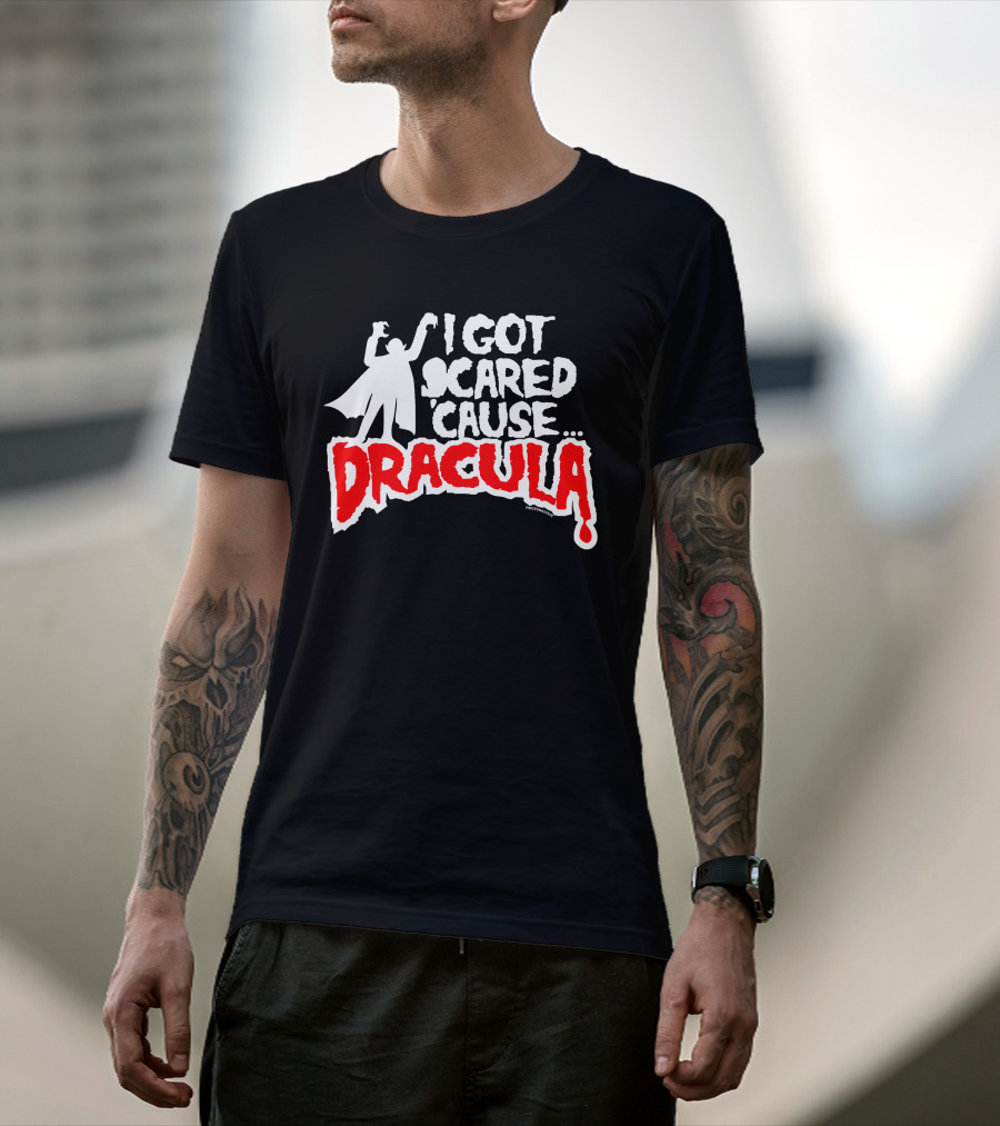 I Got Scared Cause Dracula Mmr Rock Merchandise T-Shirt