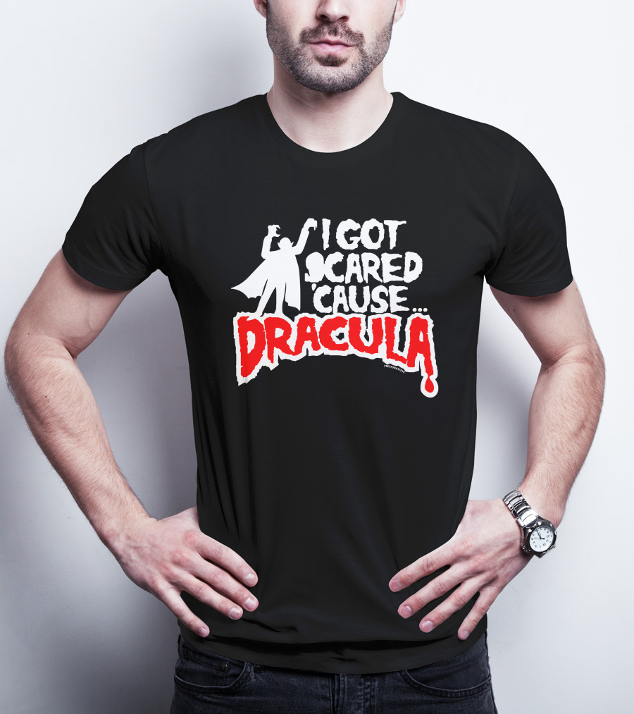 I Got Scared Cause Dracula Mmr Rock Merchandise T-Shirt