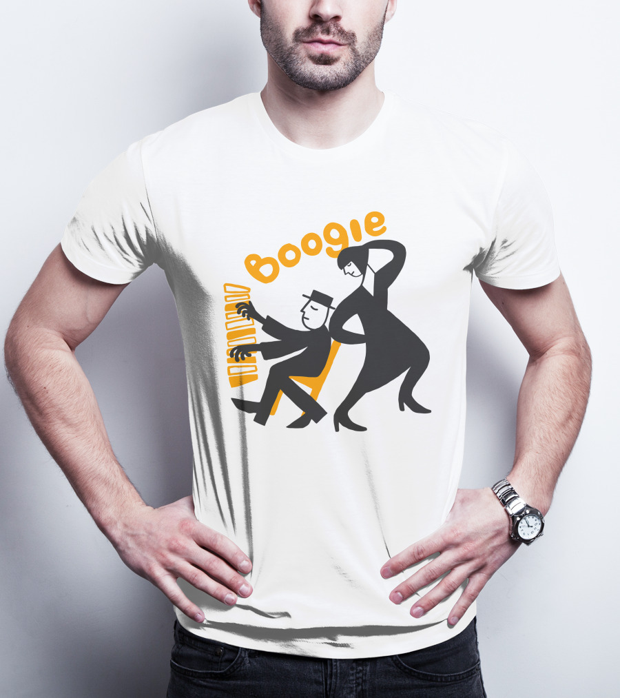Woogie Boogie Music Dance Energetic Movement T-Shirt