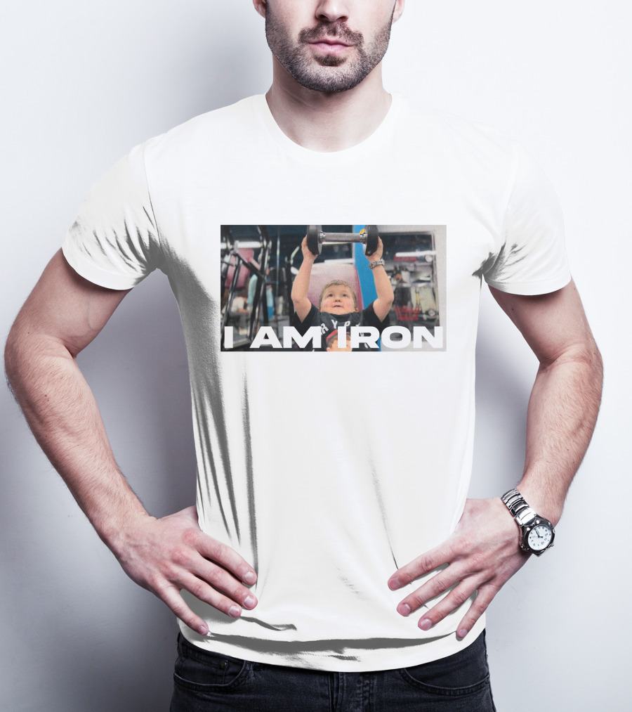 Hasbulla Merch I Am Iron Hasbulla Gym Workout T-Shirt