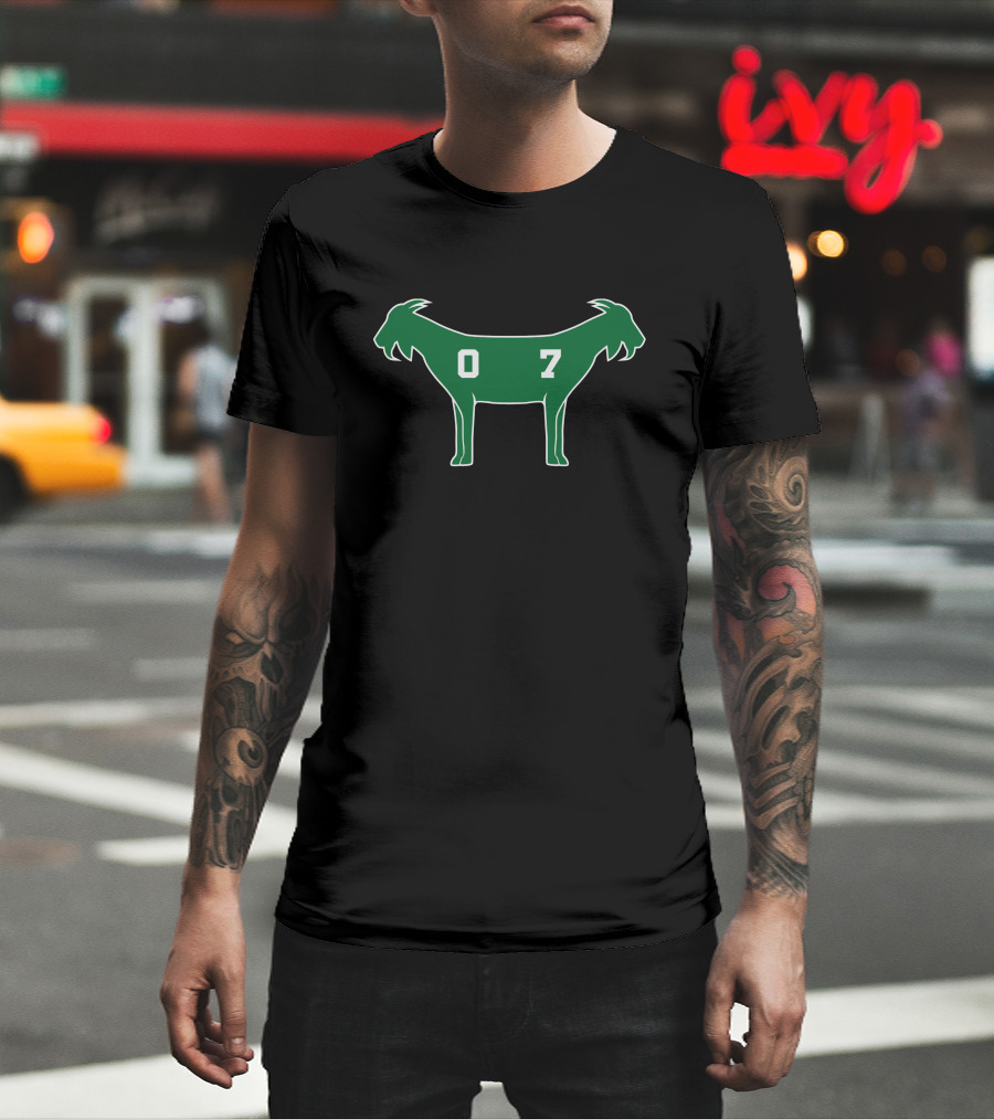 Merchandise Boston 2 Goats 07 Dual-Headed Green T-Shirt