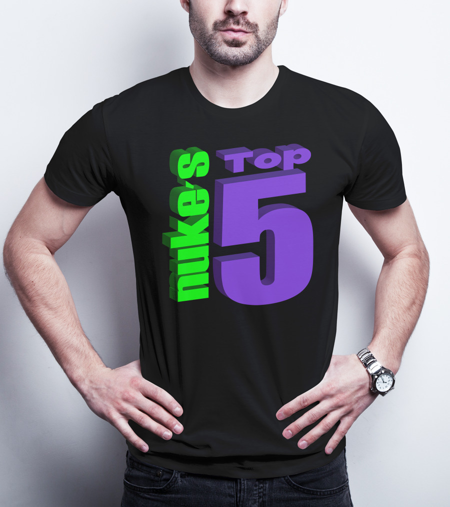 Nukestop5 Nuke's Top 5 Logo Merch T-Shirt