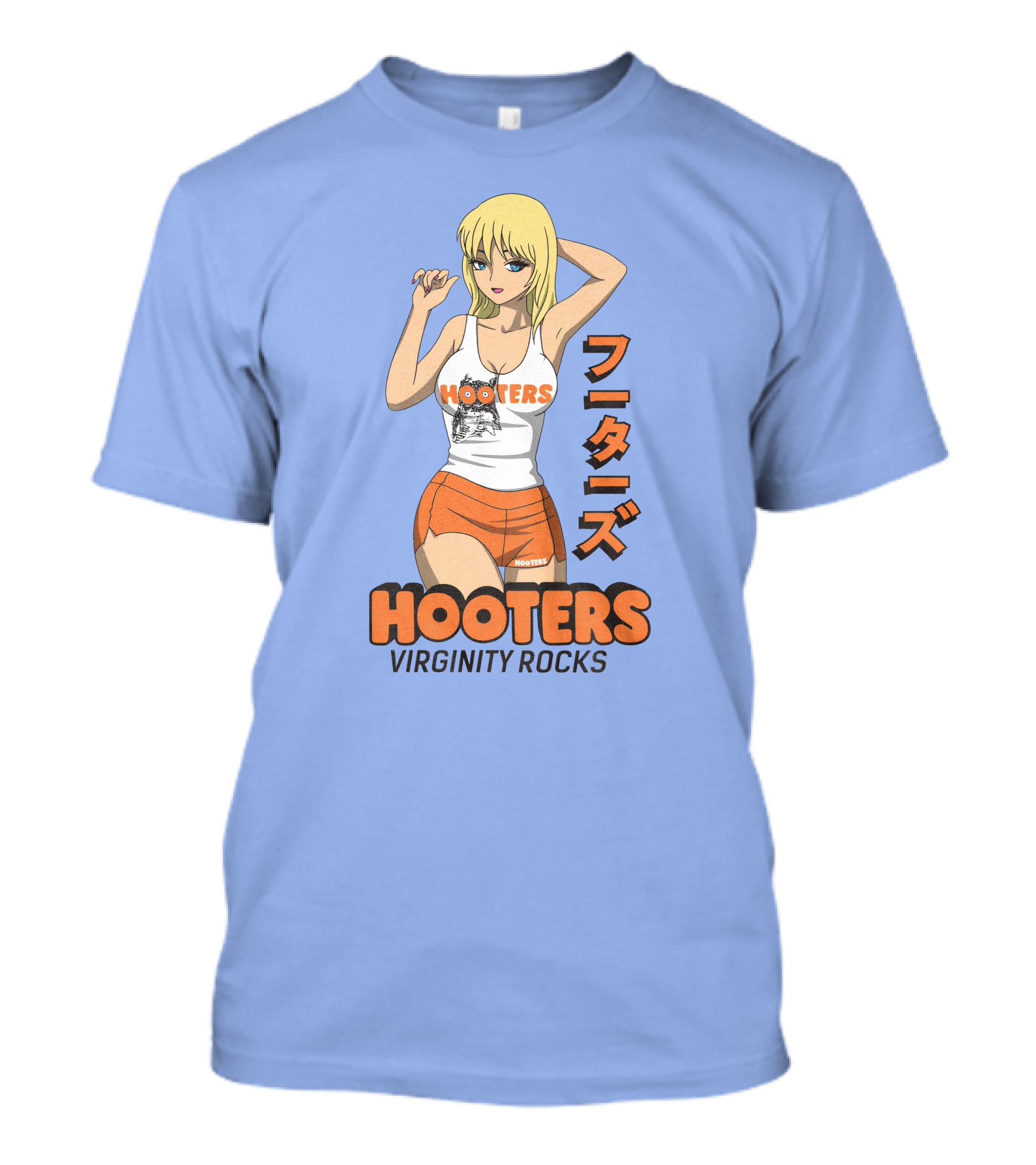 Hooters Anime Girl Virginity Rocks Danny Duncan T-Shirt