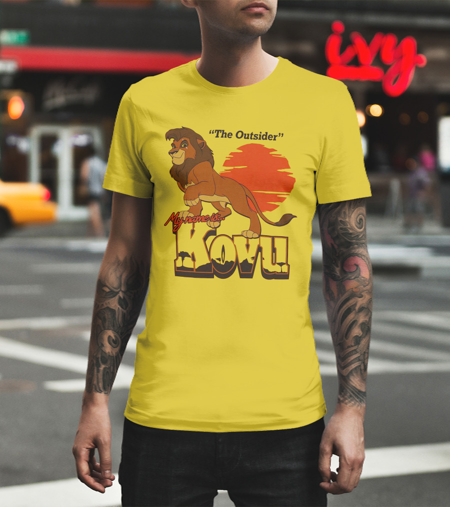 The Outsider My Name Is Kovu Lion King Character T-Shirt