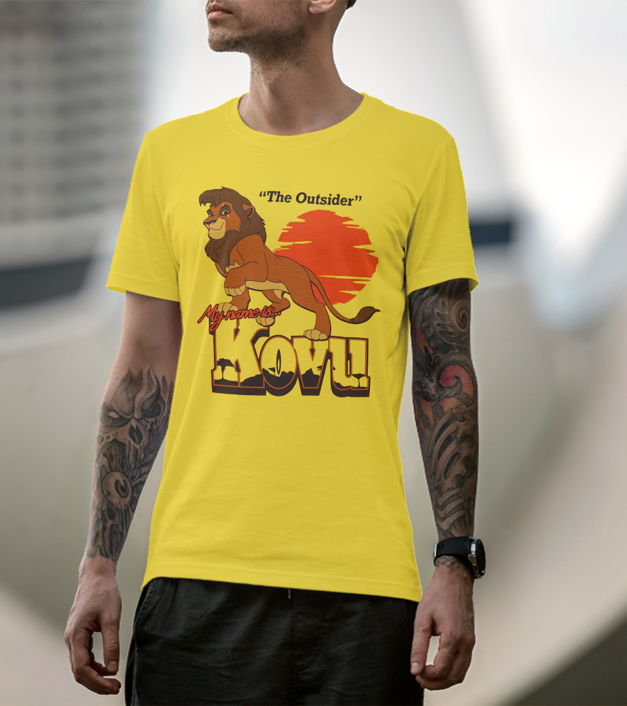 The Outsider My Name Is Kovu Lion King Character T-Shirt