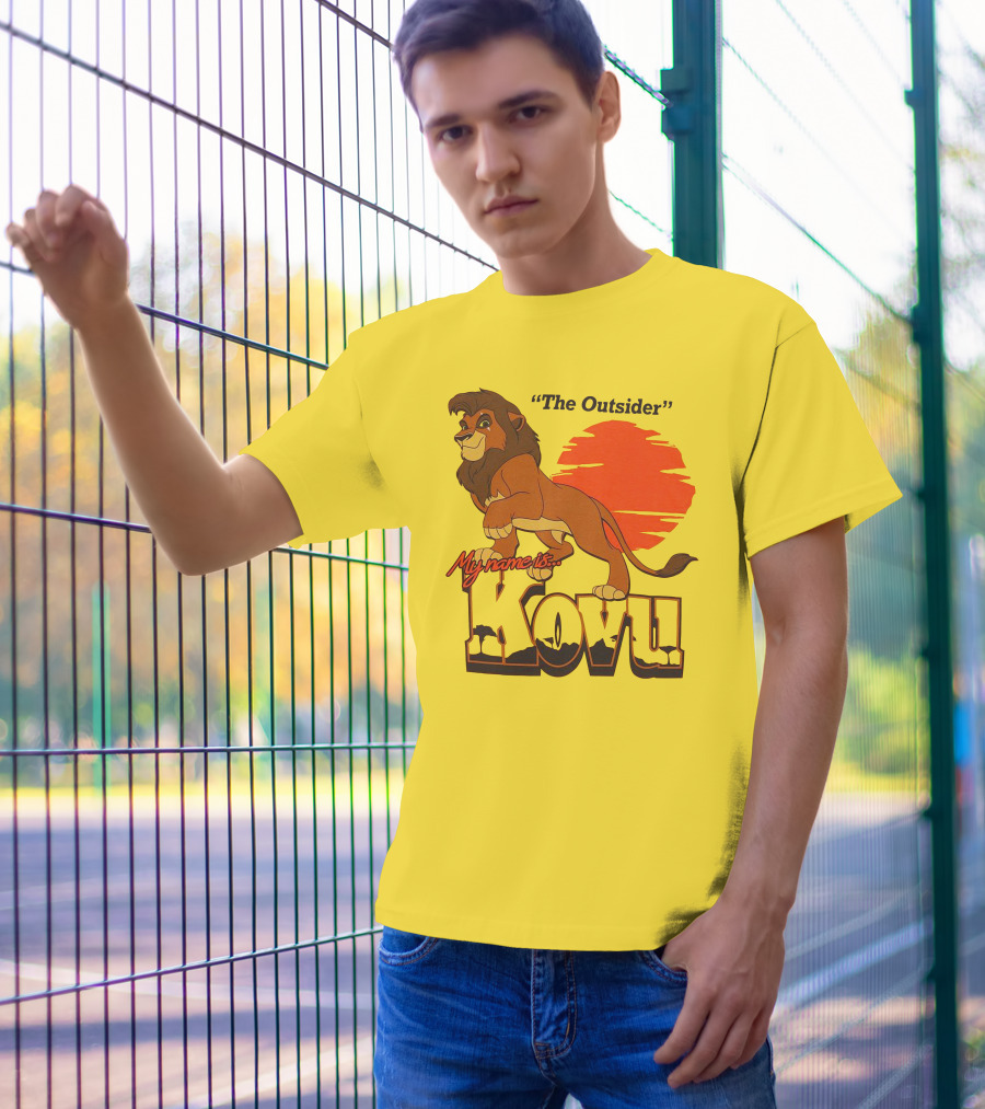 The Outsider My Name Is Kovu Lion King Character T-Shirt