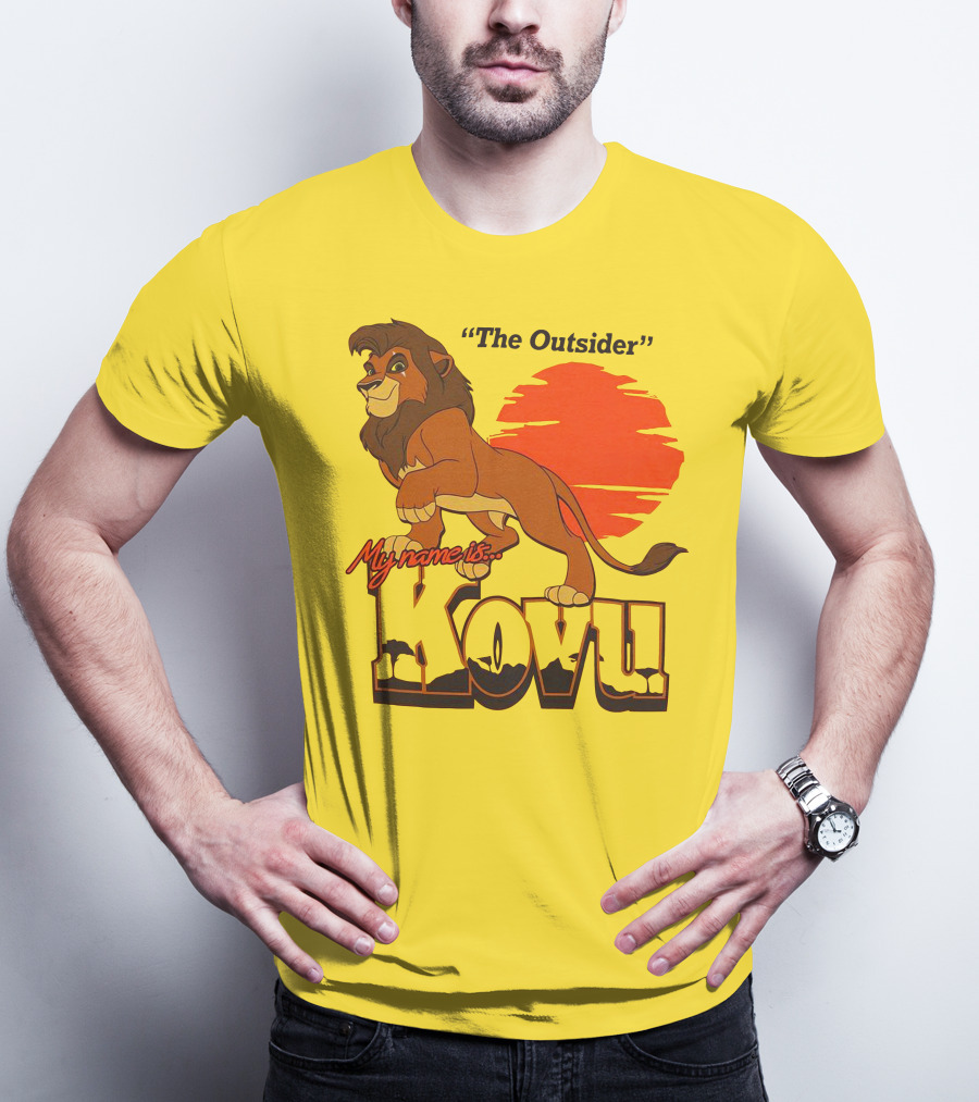 The Outsider My Name Is Kovu Lion King Character T-Shirt