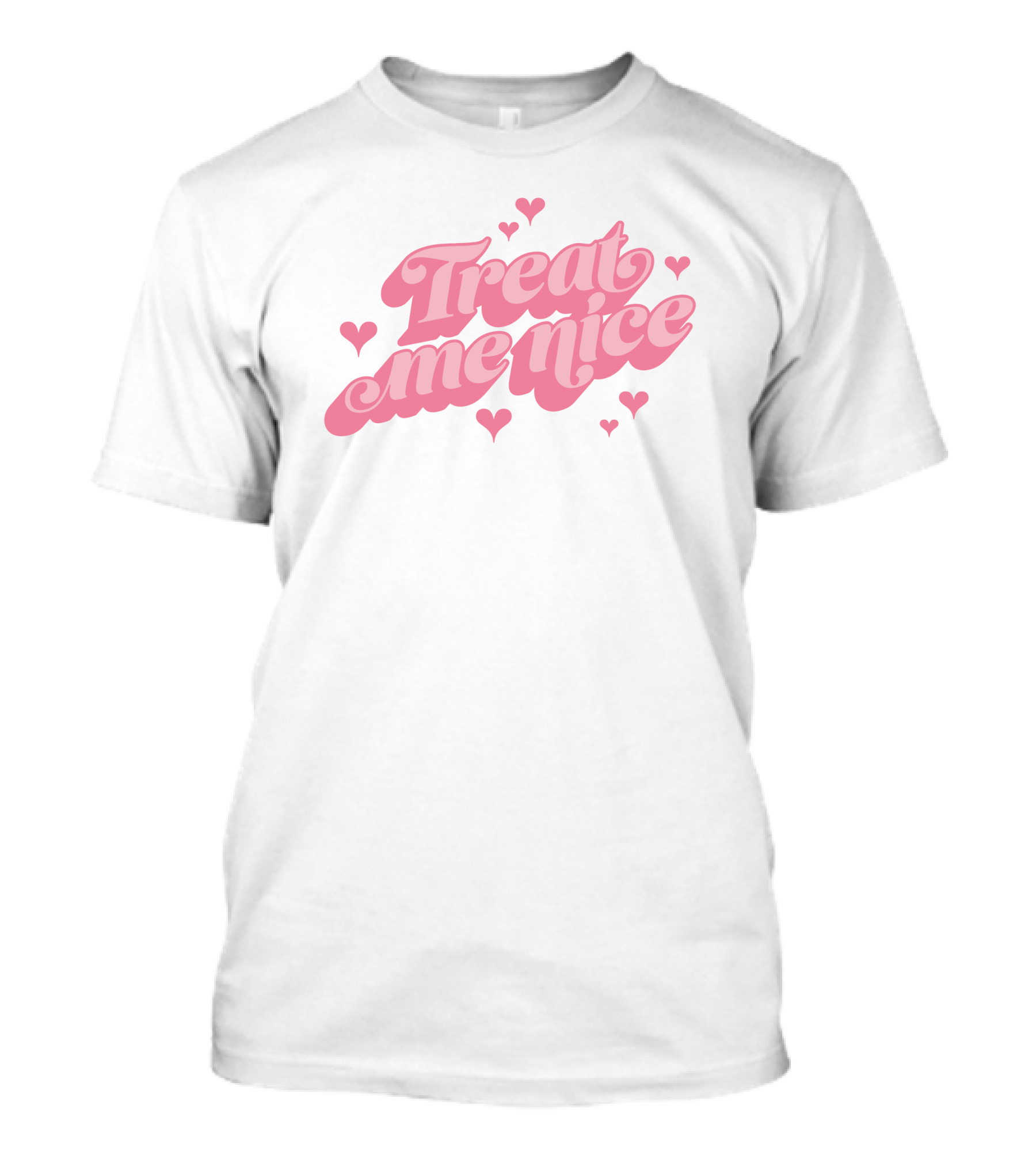 Anne Marie Treat Me Nice Pink Hearts T-Shirt