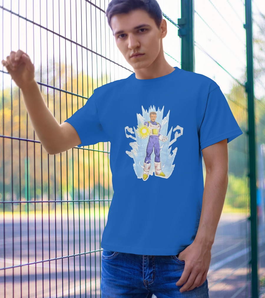 Josh Robbins Daniel Gafford Vegeta Super Saiyan Dragon Ball Z Power-Up T-Shirt