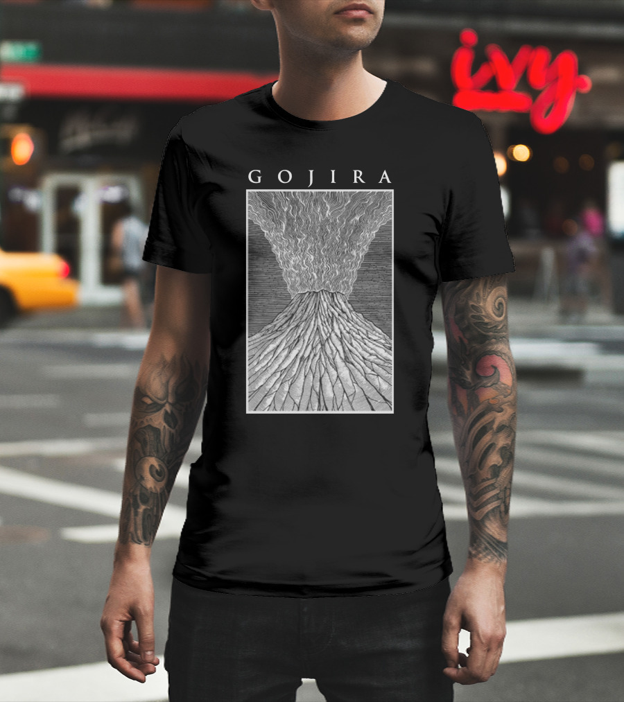GOJIRA Volcano Eruption T-Shirt