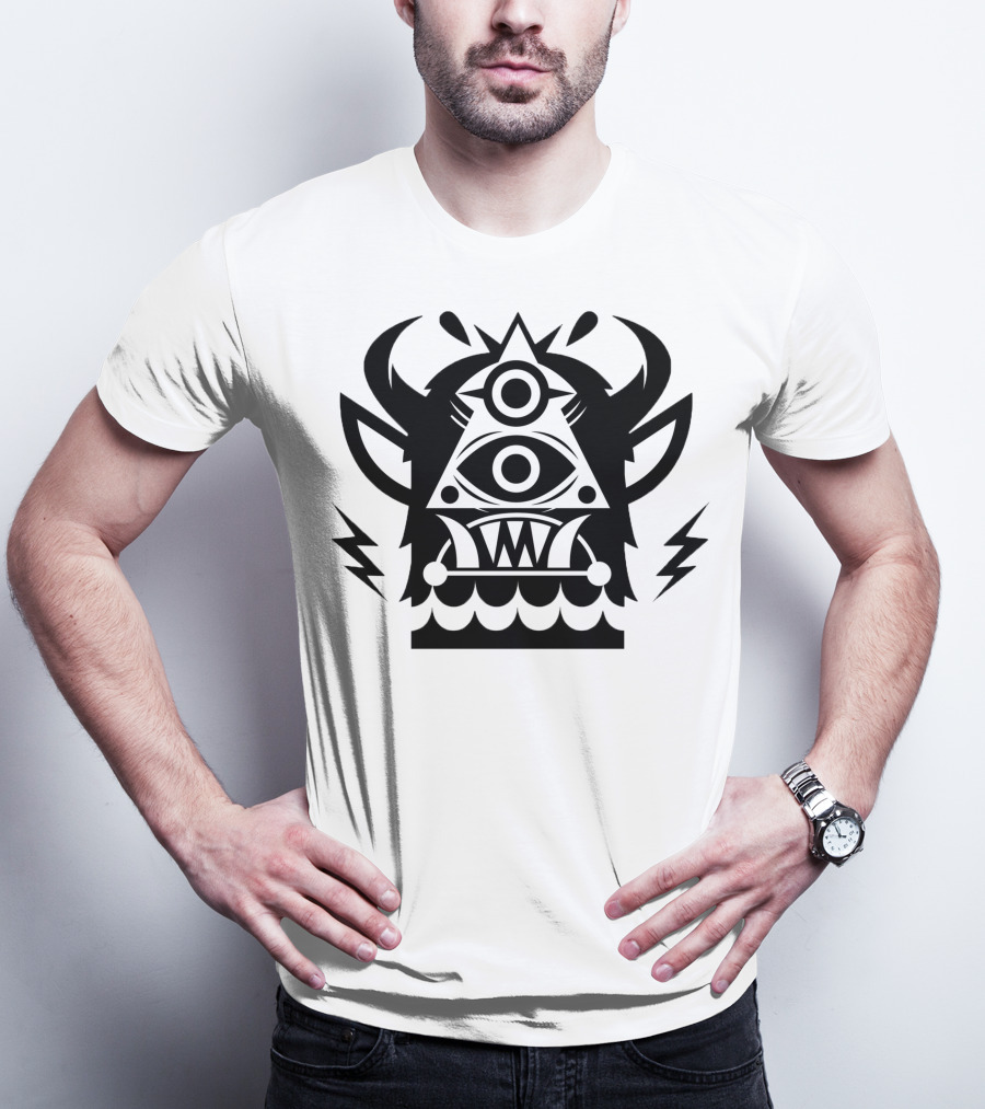 Jantsen Merch Third Eye Triangle Monster T-Shirt