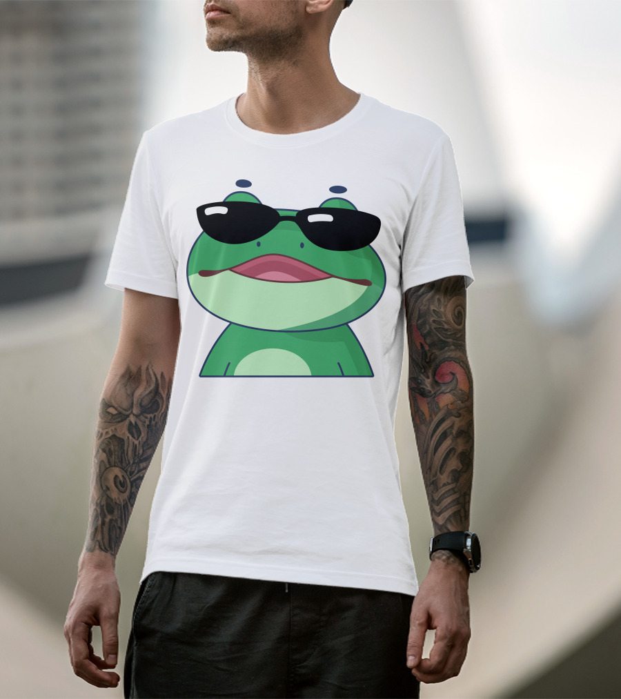 Boomerna Frog With Sunglasses T-Shirt