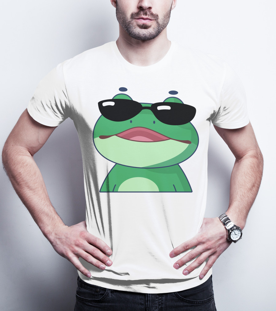 Boomerna Frog With Sunglasses T-Shirt