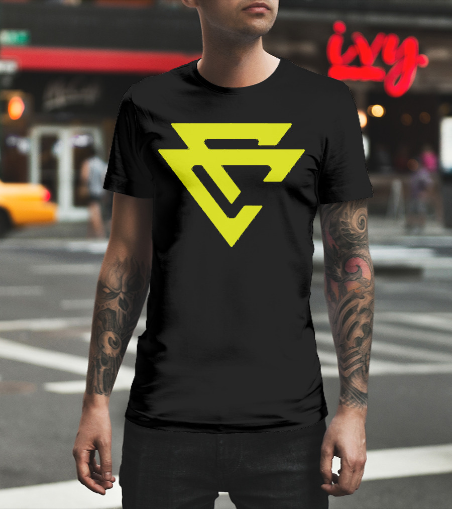 Capron Funk CF Logo Yellow And Black Merch T-Shirt