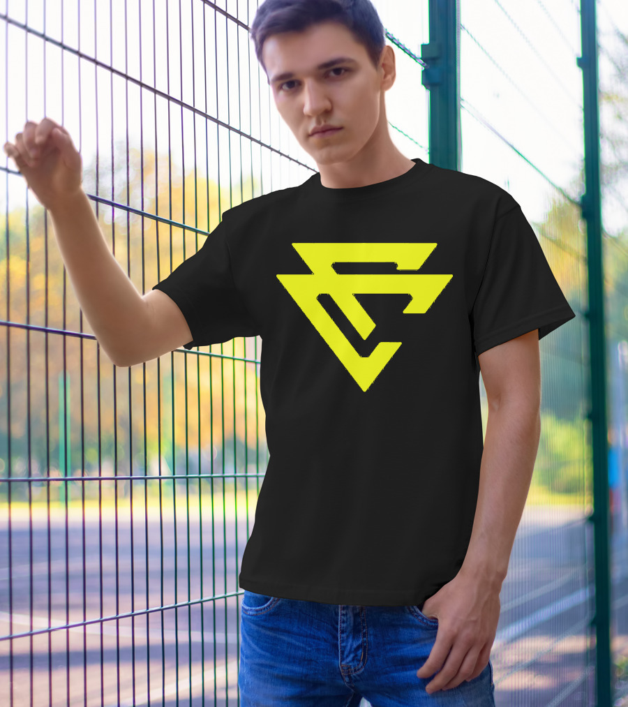 Capron Funk CF Logo Yellow And Black Merch T-Shirt