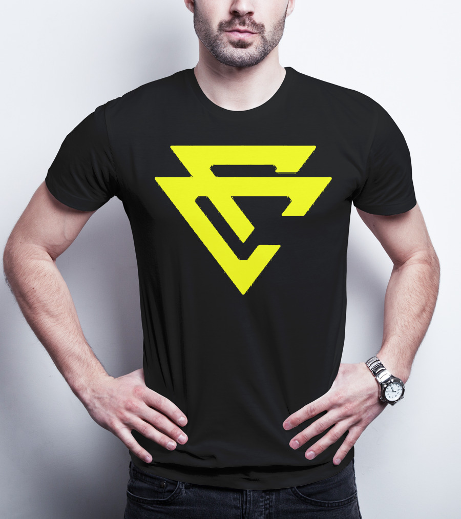 Capron Funk CF Logo Yellow And Black Merch T-Shirt