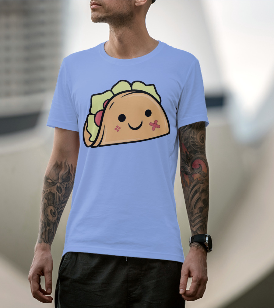 Kawaii Taco Cute Smiley Face Twent4tim Merch T-Shirt