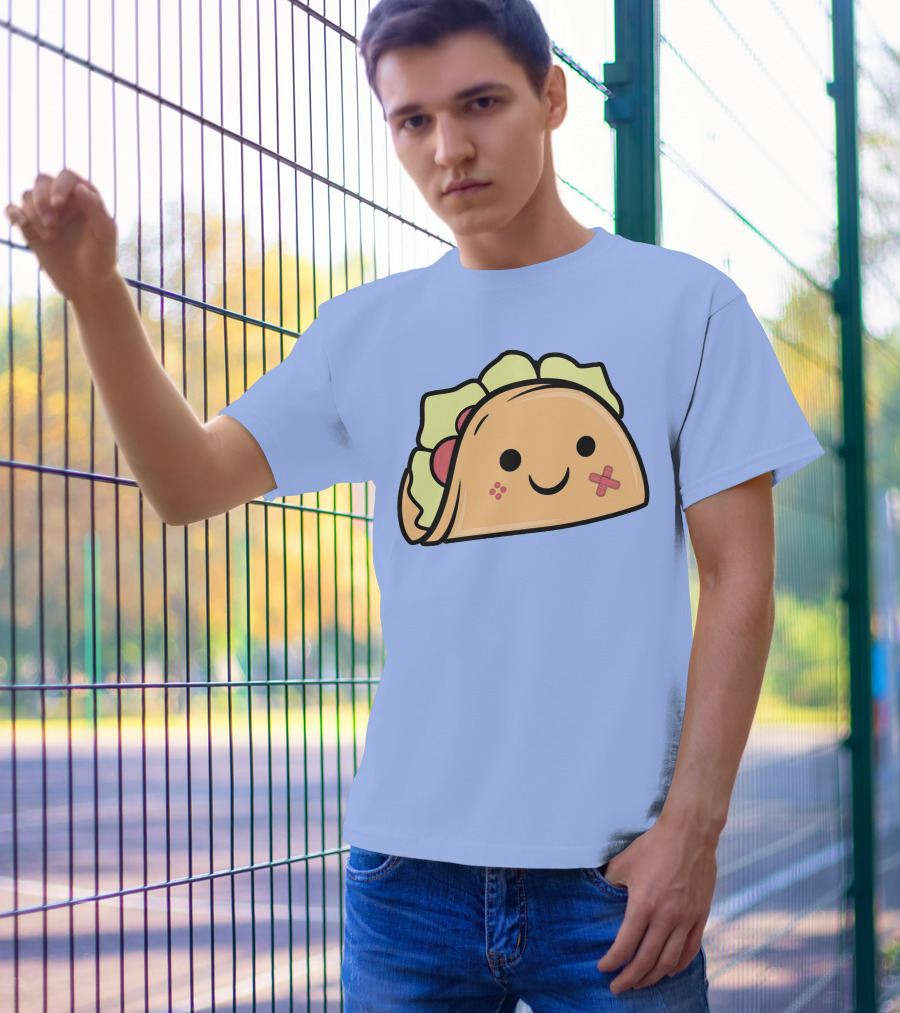 Kawaii Taco Cute Smiley Face Twent4tim Merch T-Shirt