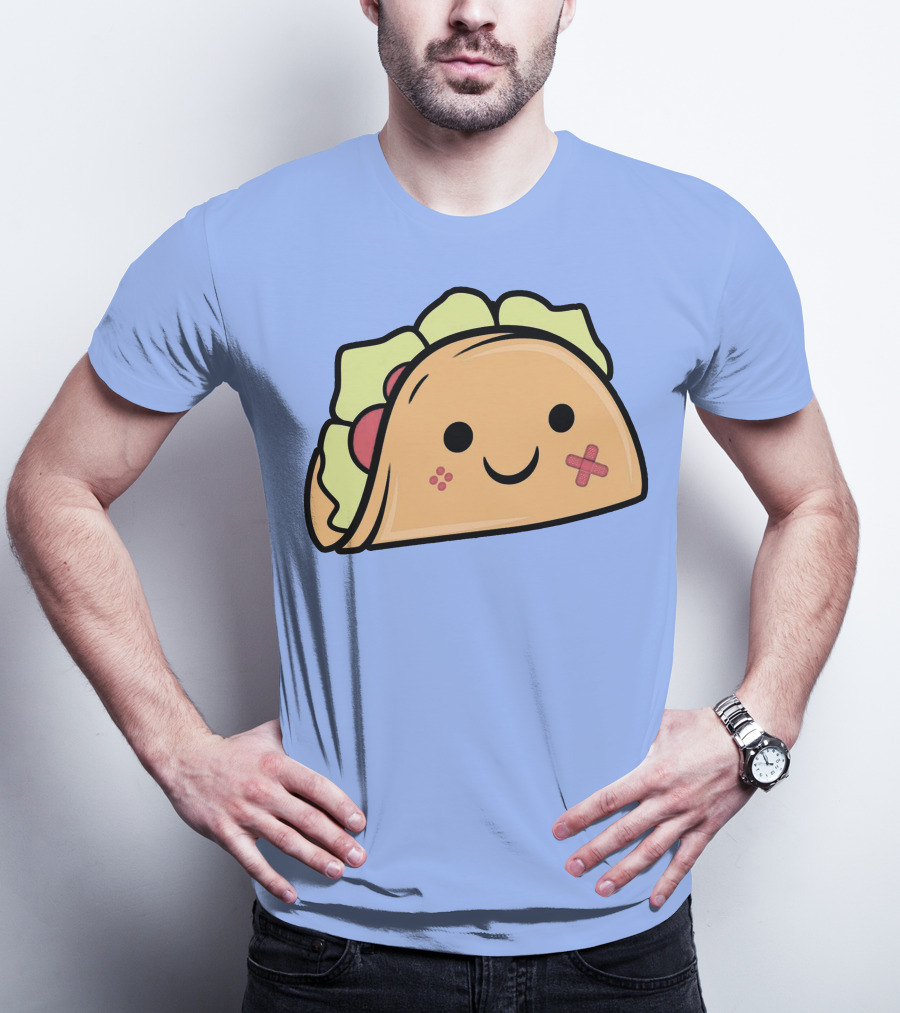 Kawaii Taco Cute Smiley Face Twent4tim Merch T-Shirt