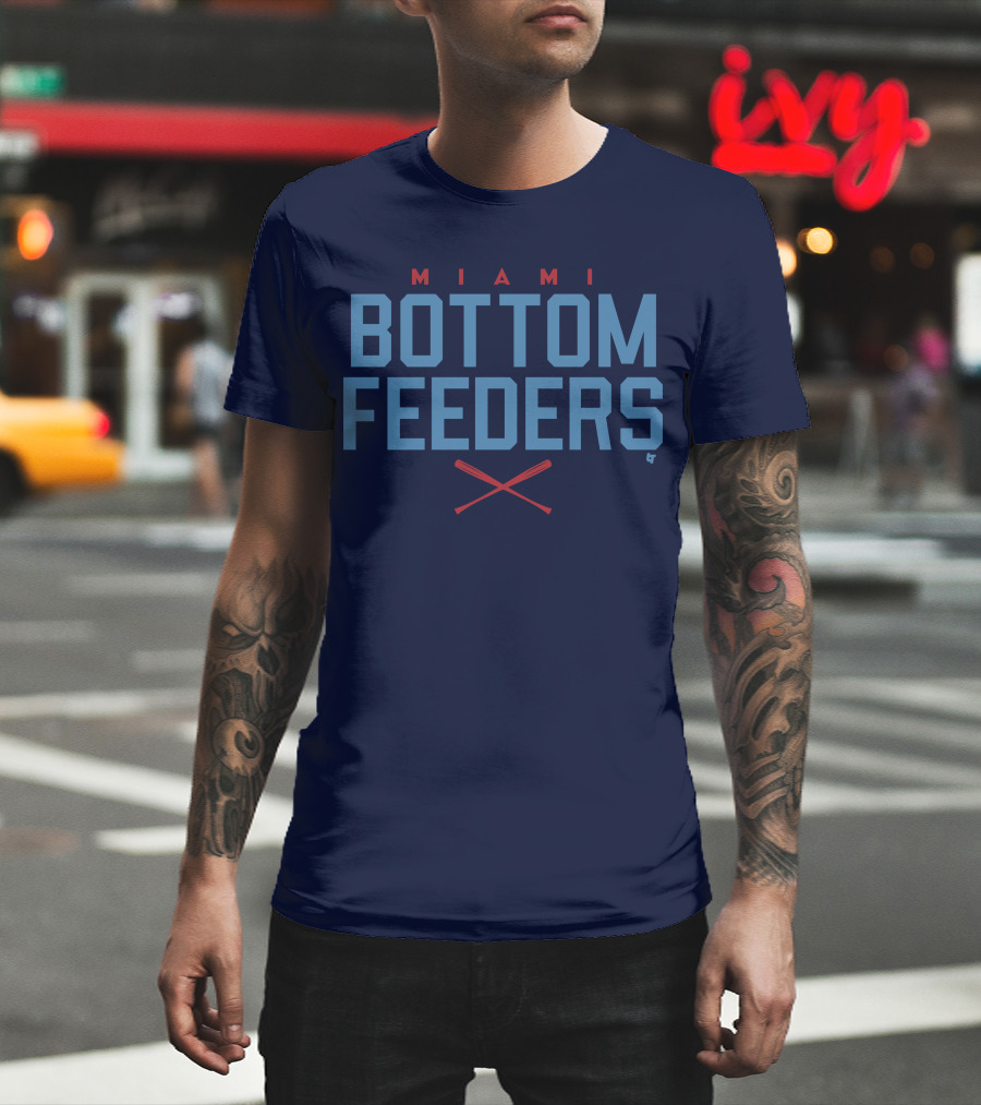 Miami Bottom Feeders Marlins Merch T-Shirt