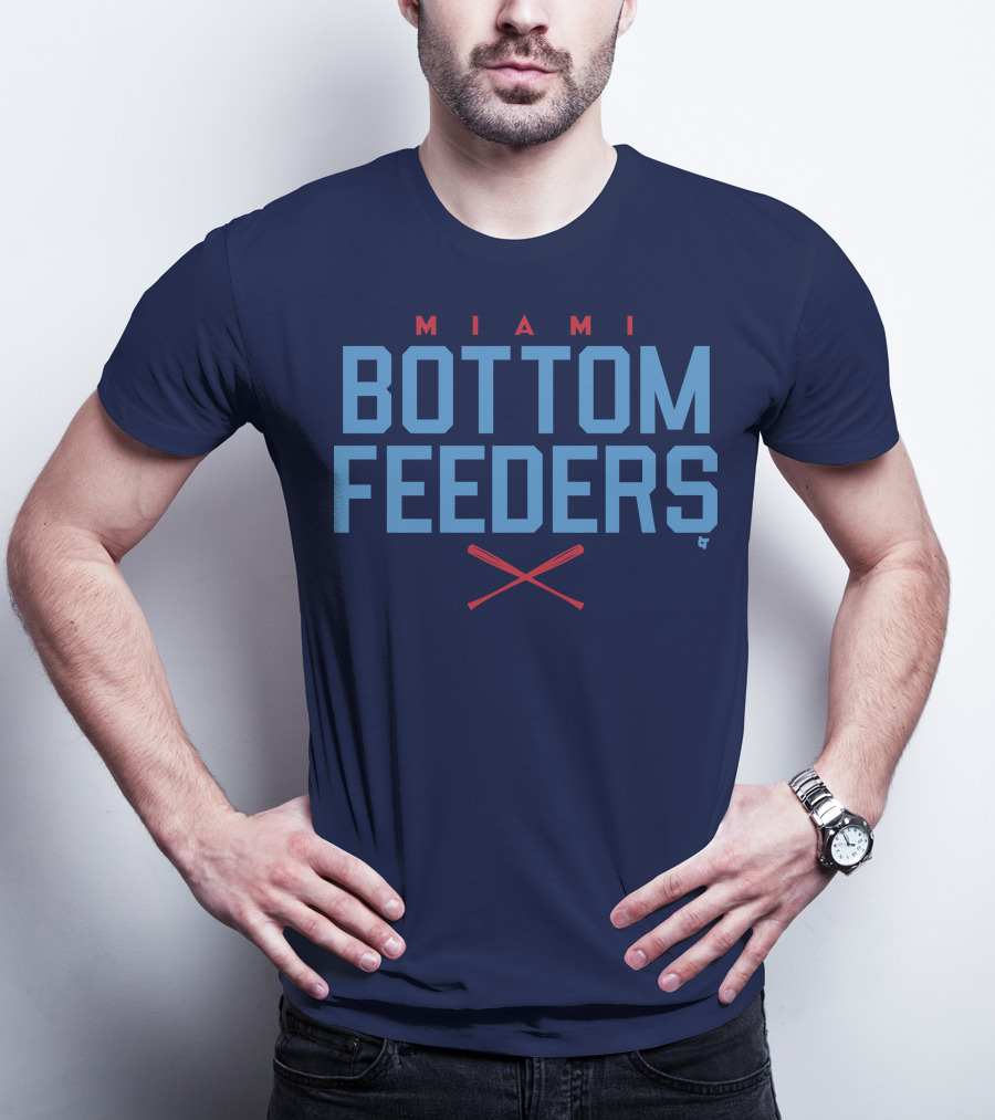 Miami Bottom Feeders Marlins Merch T-Shirt