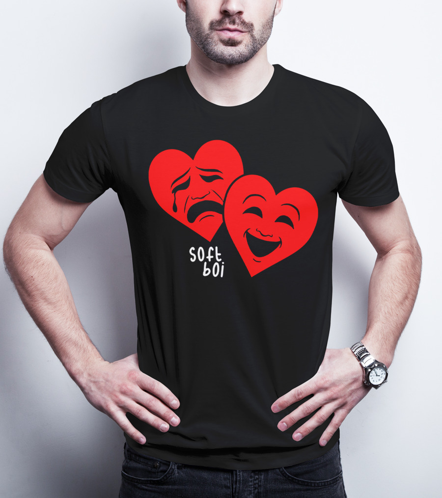 Soft Boi CrankGameplays Merch Heart Faces T-Shirt