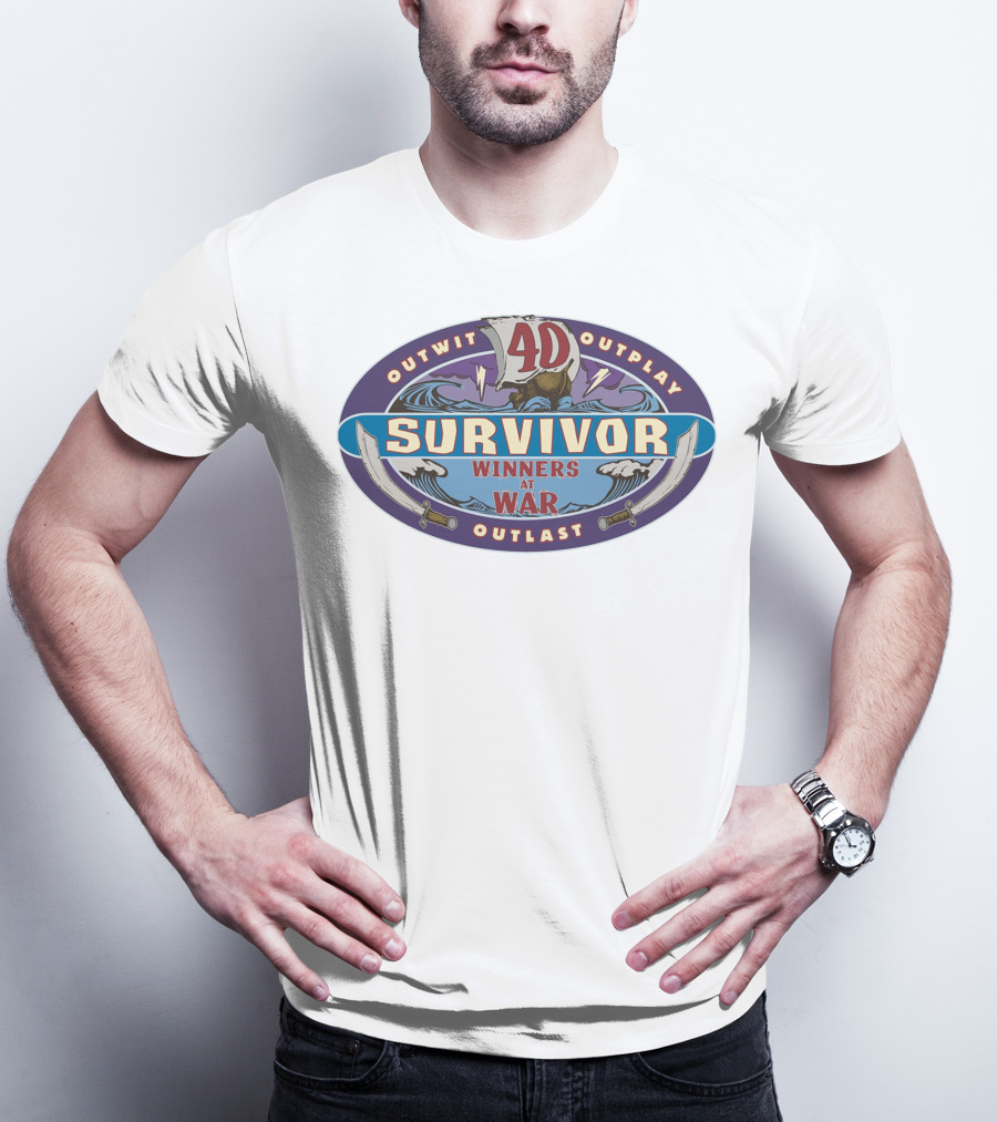 40th Survivor Winners At War Outwit Outplay Outlast T-Shirt