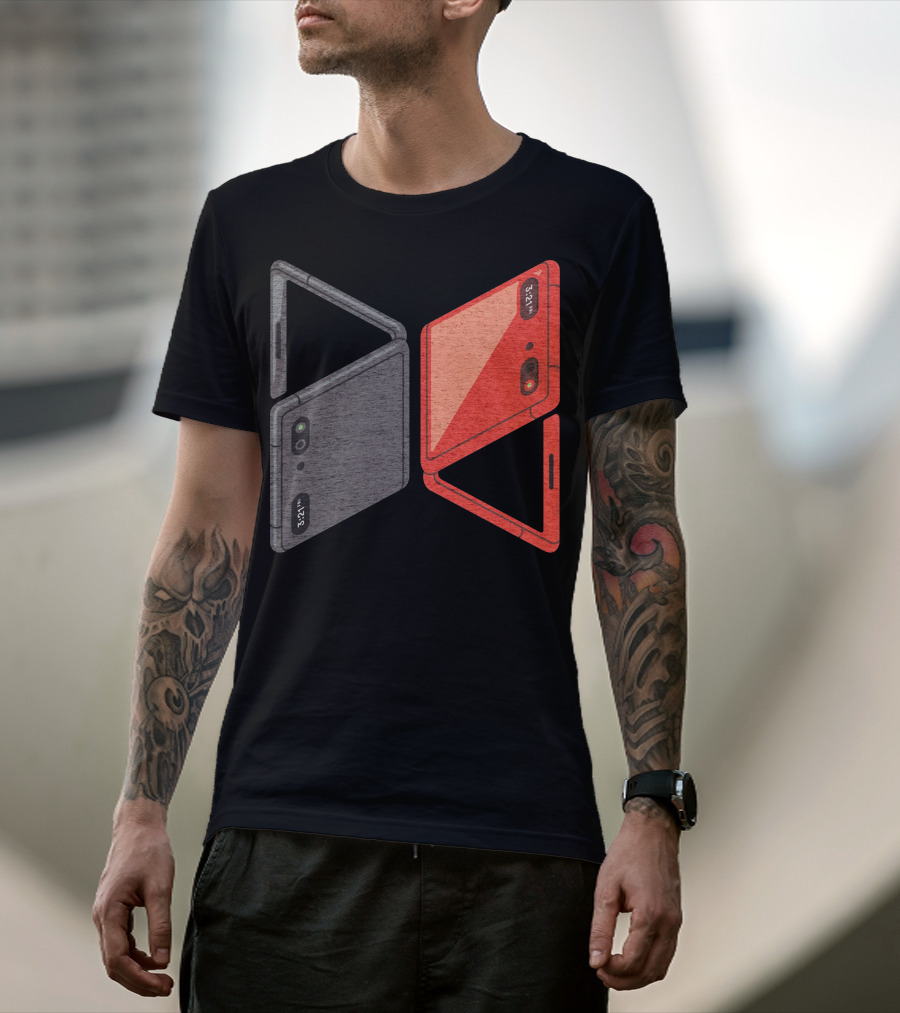 MKBHD Merch 3.2.1 Custom Foldable Phone T-Shirt