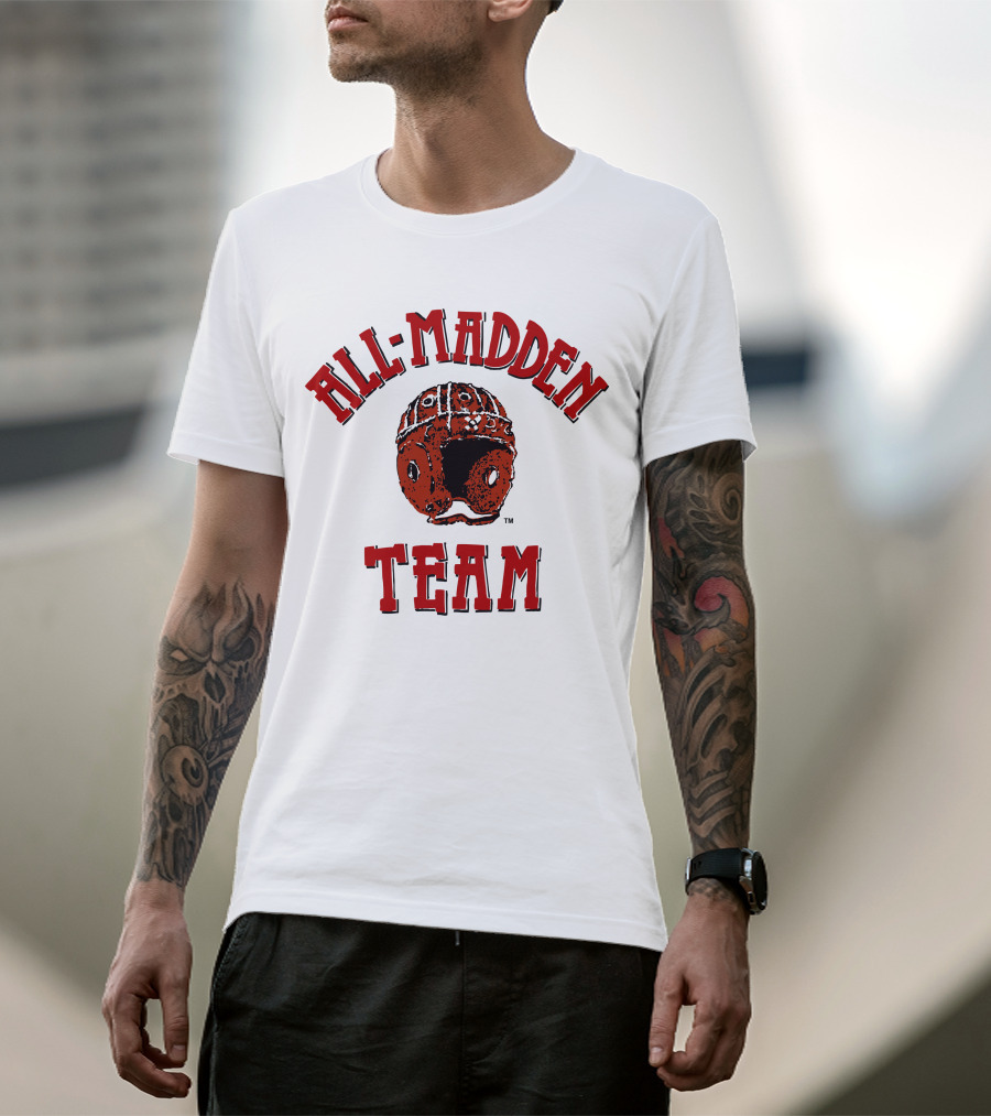 All-Madden Team Football Helmet Classic T-Shirt