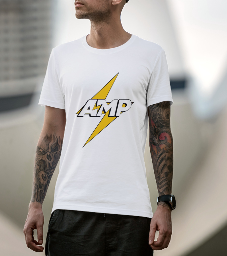 AMP Retro Lightning Bolt T-Shirt
