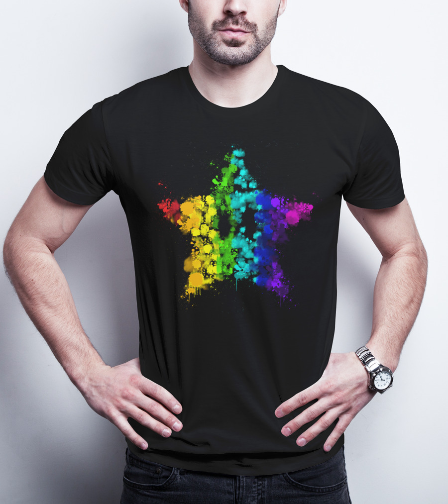 Simpleflips Merch Rainbow Starburst T-Shirt