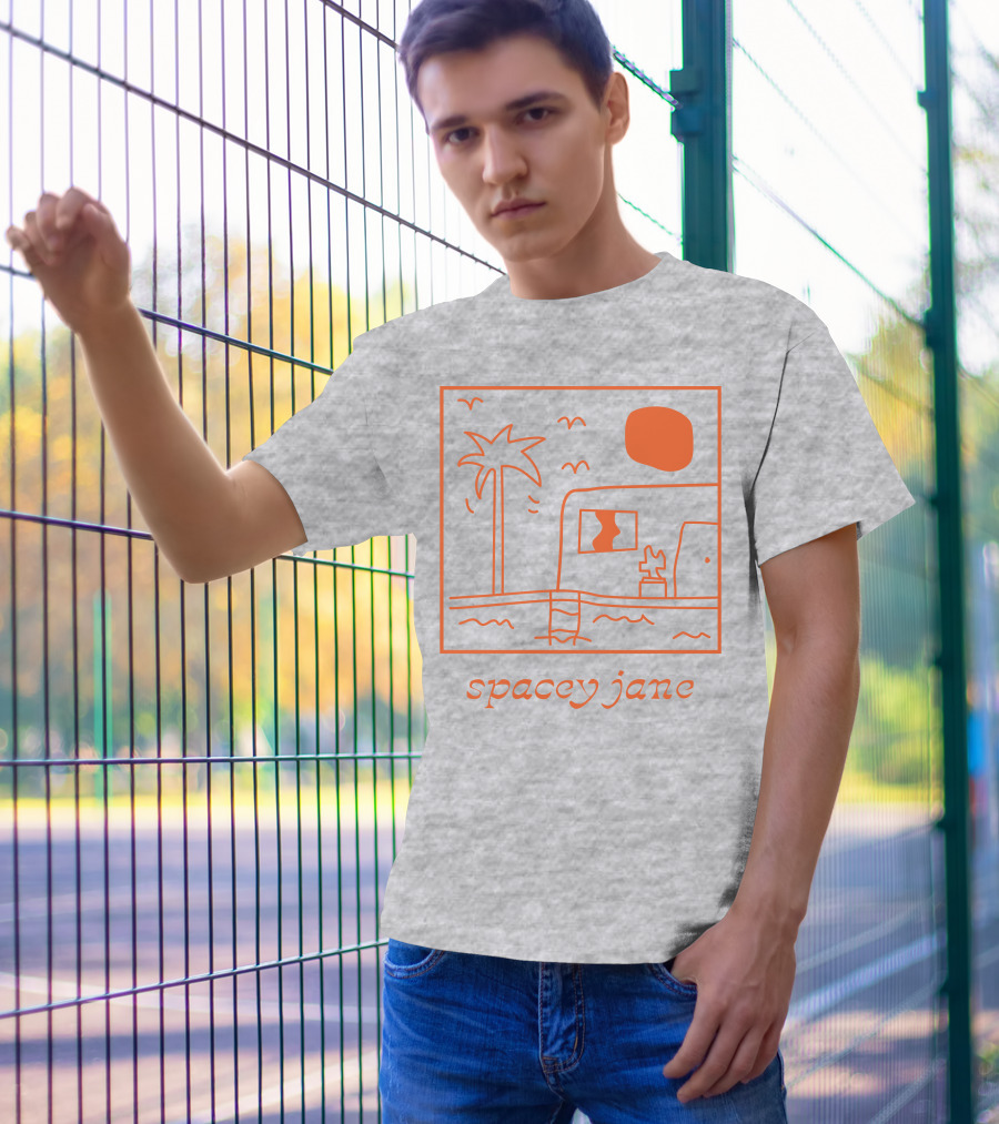 Spacey Jane Palm Tree And House T-Shirt