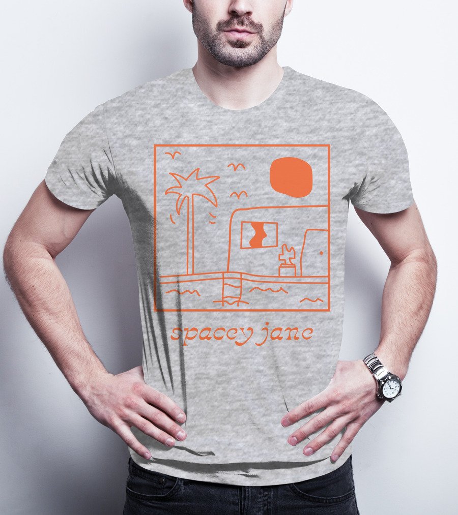 Spacey Jane Palm Tree And House T-Shirt