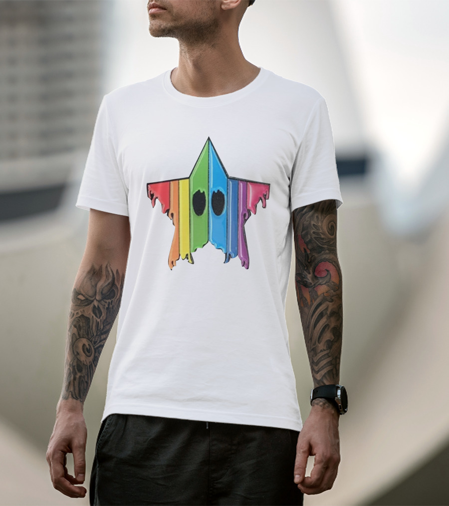 Dripping Rainbow Star Simpleflips Store T-Shirt