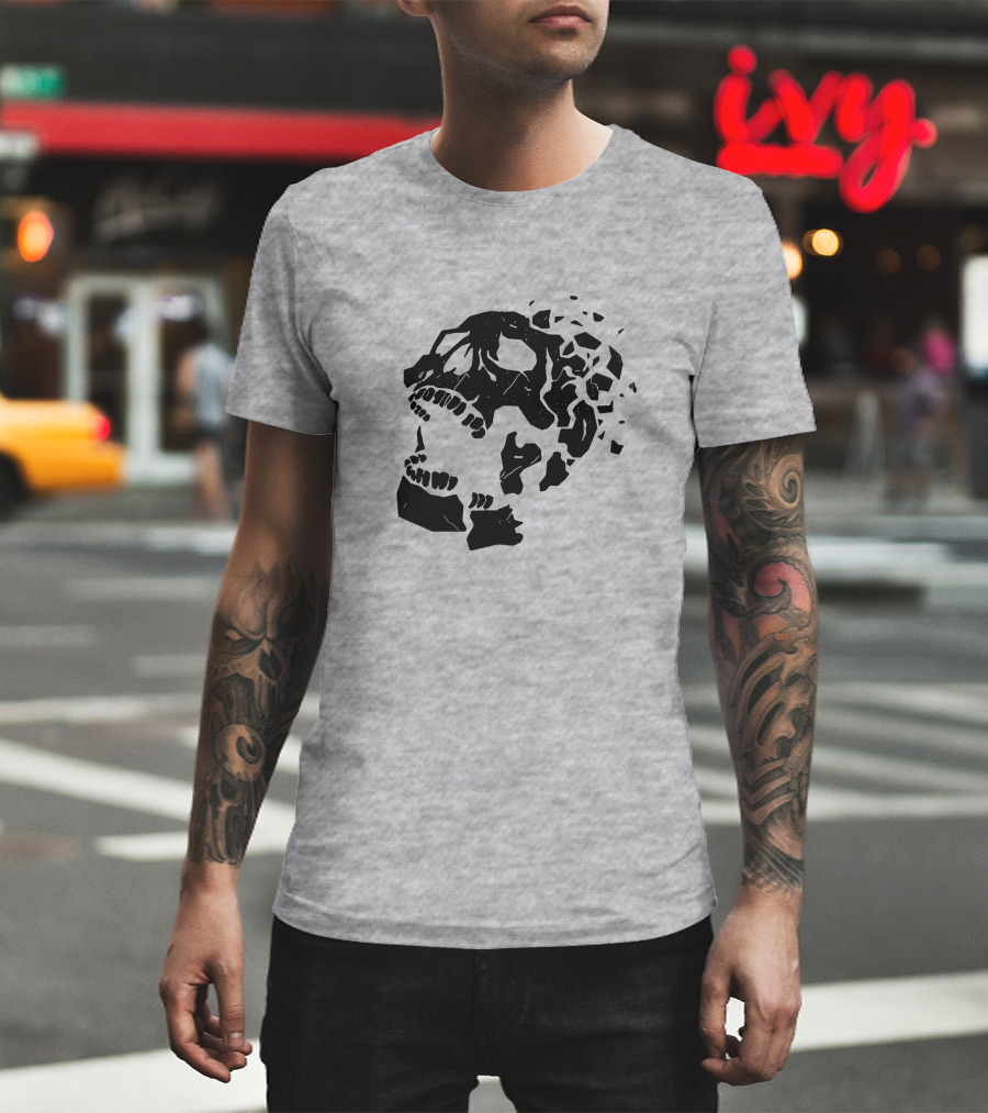 Dead By Daylight Skull Shattered Effect T-Shirt