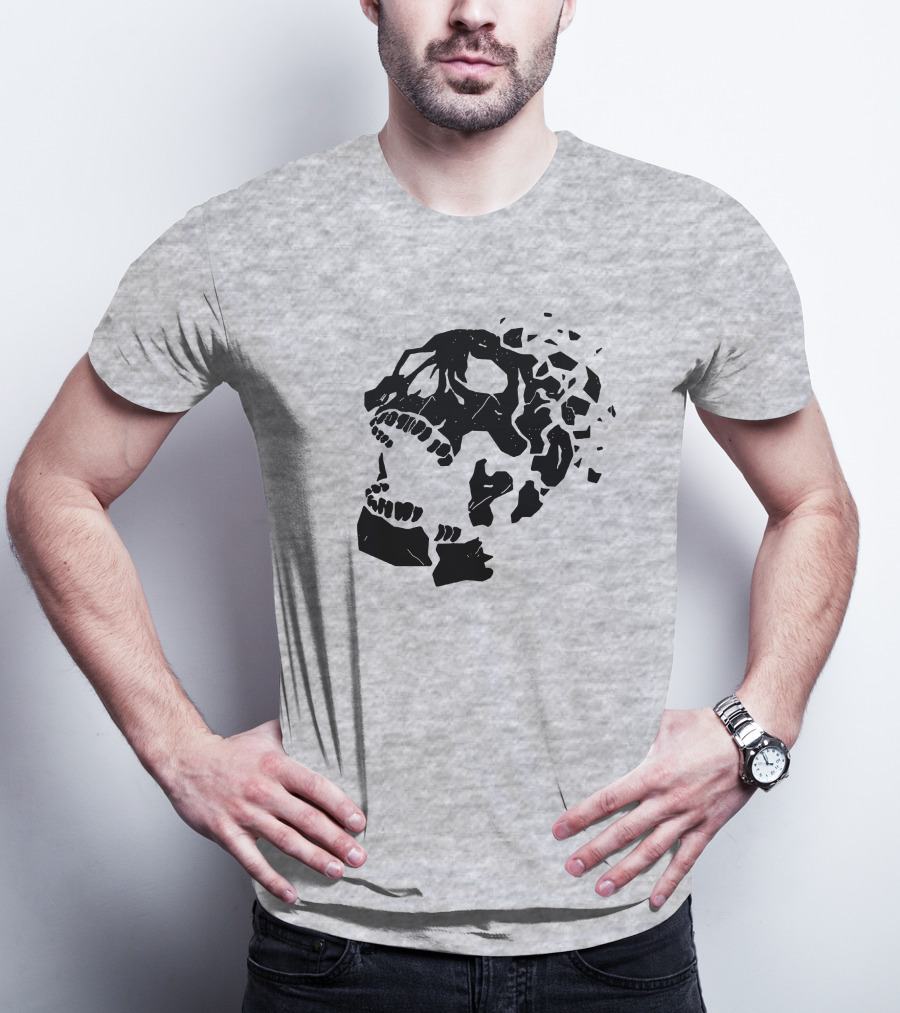 Dead By Daylight Skull Shattered Effect T-Shirt