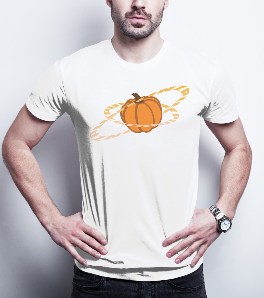 Punz Shop Pumpkin Planet Orbit T-Shirt